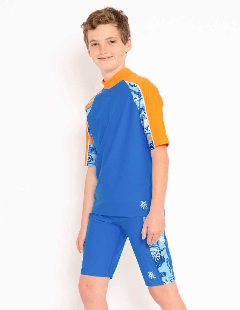Breaker Short Sleeve Rash Guard - Lagoon – Tuga & Family of Brands